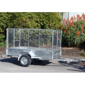Cage Trailer - Hire Works Equipment Hire | Portaloo Hire Warkworth